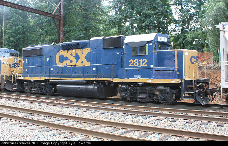 CSX GP38-2 #2812 on Q418-21